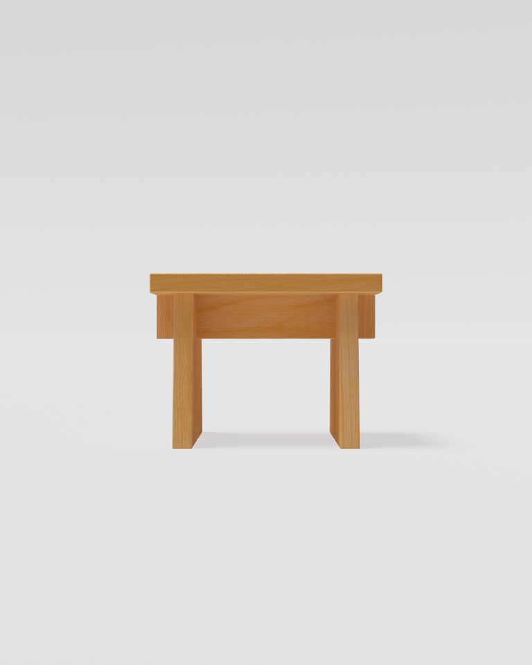 Chisai Stool A - WOF Wooden