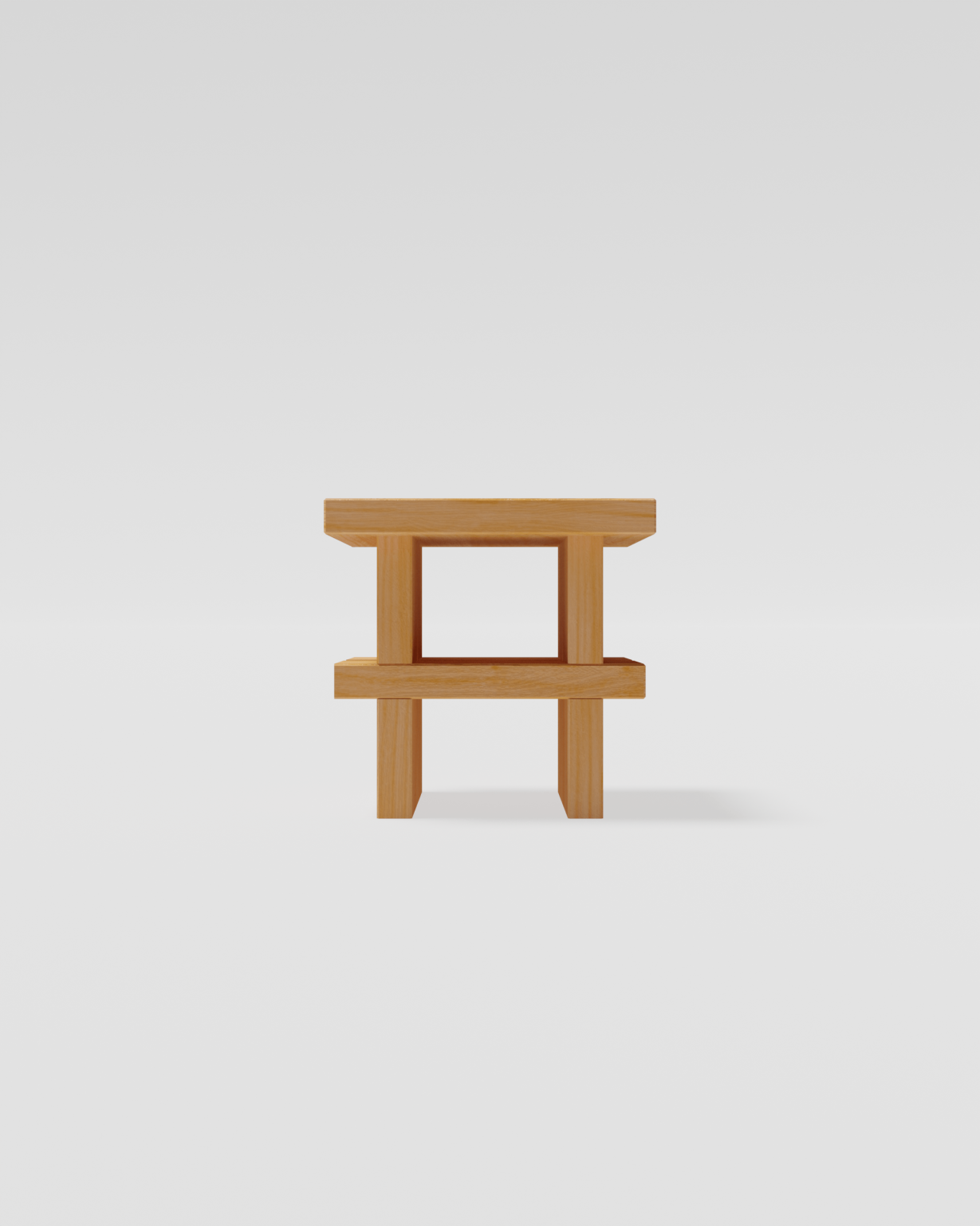 Chisai Stool C - WOF Wooden